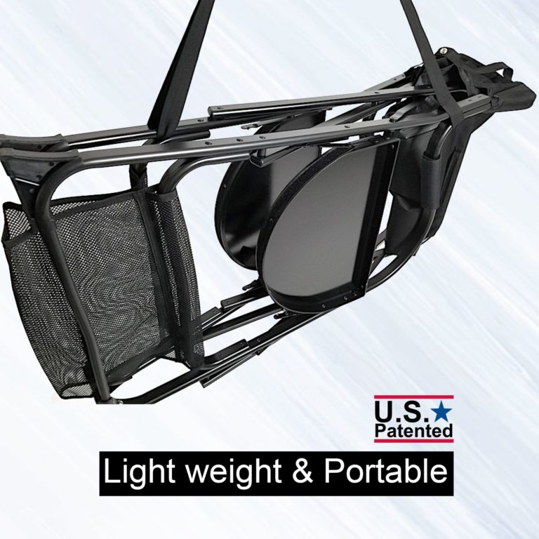 Tuscany Pro Tall Portable Makeup Chair wt Lighting System – 29”H